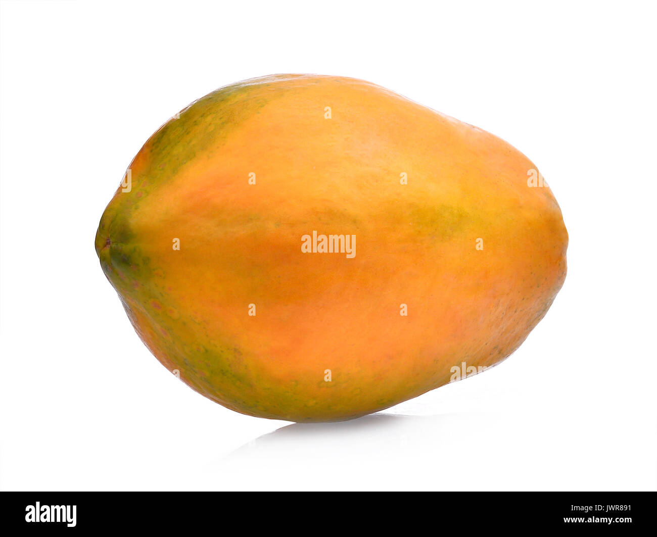 fresh ripe papaya isolated on white background Stock Photo - Alamy