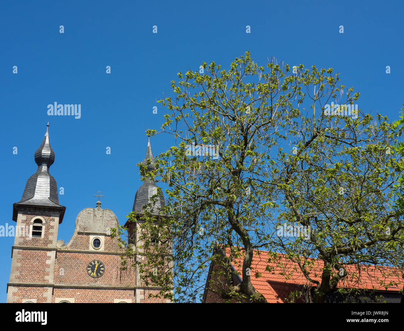 the castle of raesfeld in germany Stock Photo - Alamy