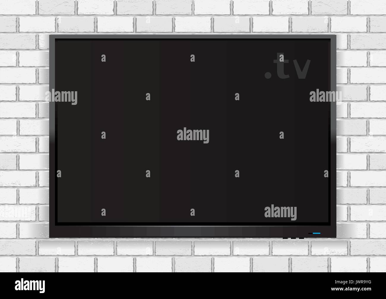 Wall black flat screen Stock Vector Images - Alamy