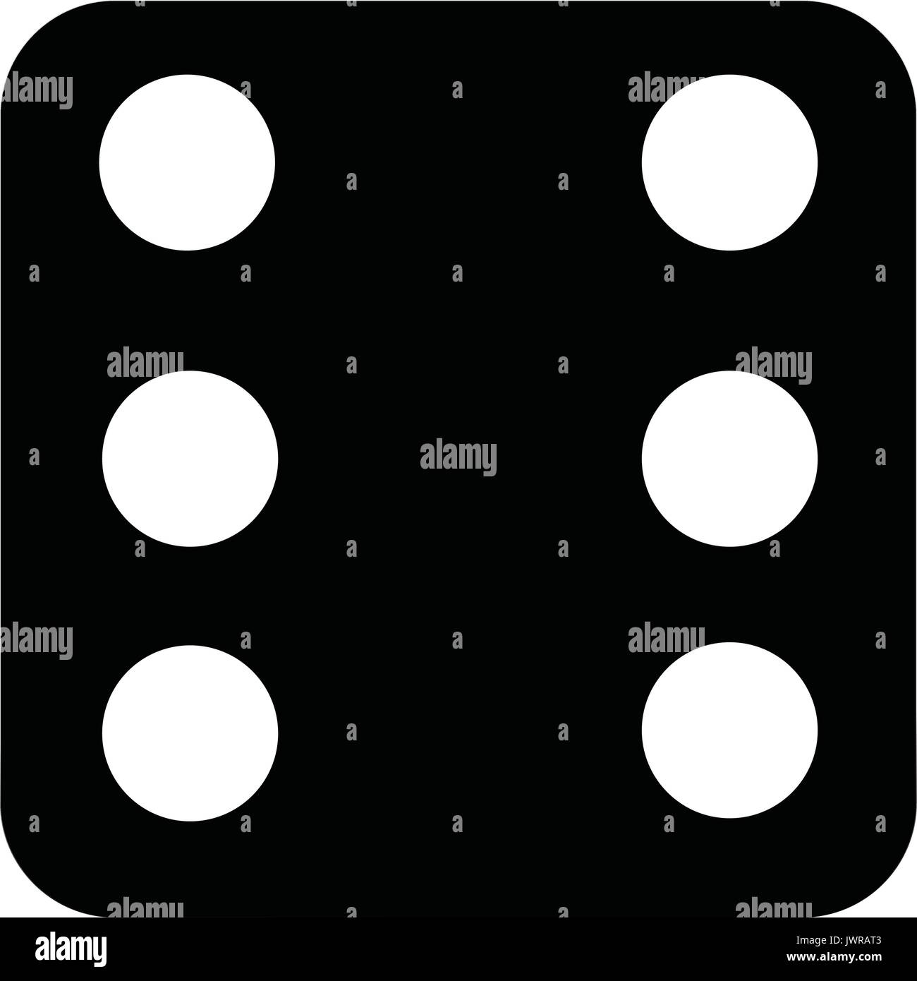 Dice Face Number Six High Resolution Stock Photography and Images - Alamy