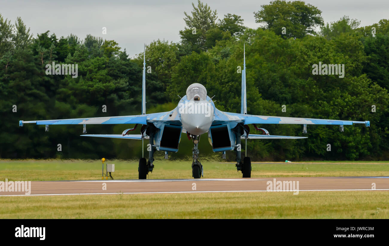 SU-27 Flanker Jet Stock Photo - Alamy