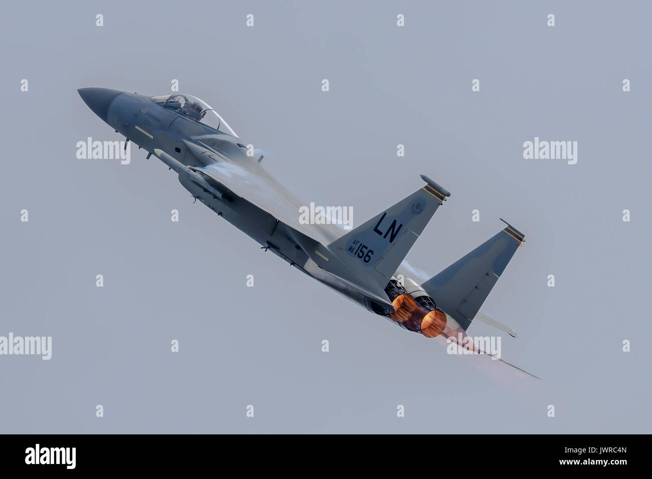 F-15 Eagle fighter Jet Stock Photo - Alamy
