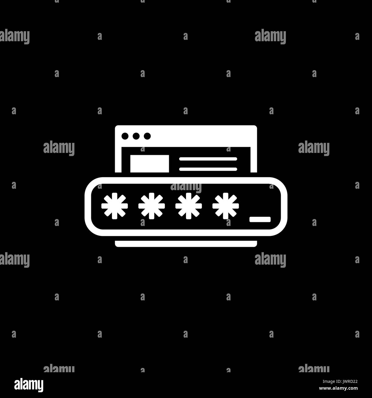 Secure online access password Stock Vector Images - Alamy