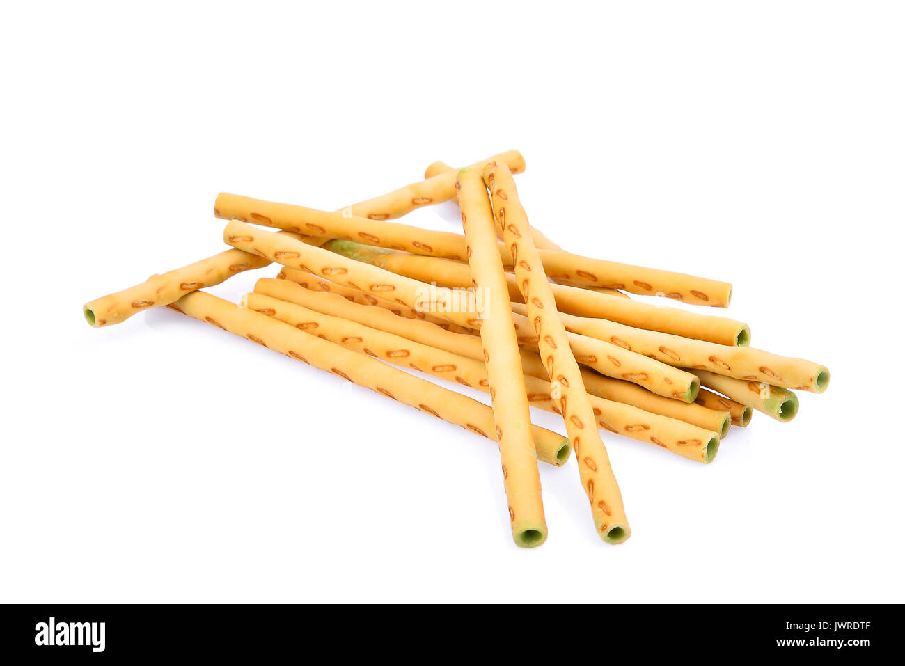 biscuit stick, sweet dessert isolated on white background Stock Photo ...
