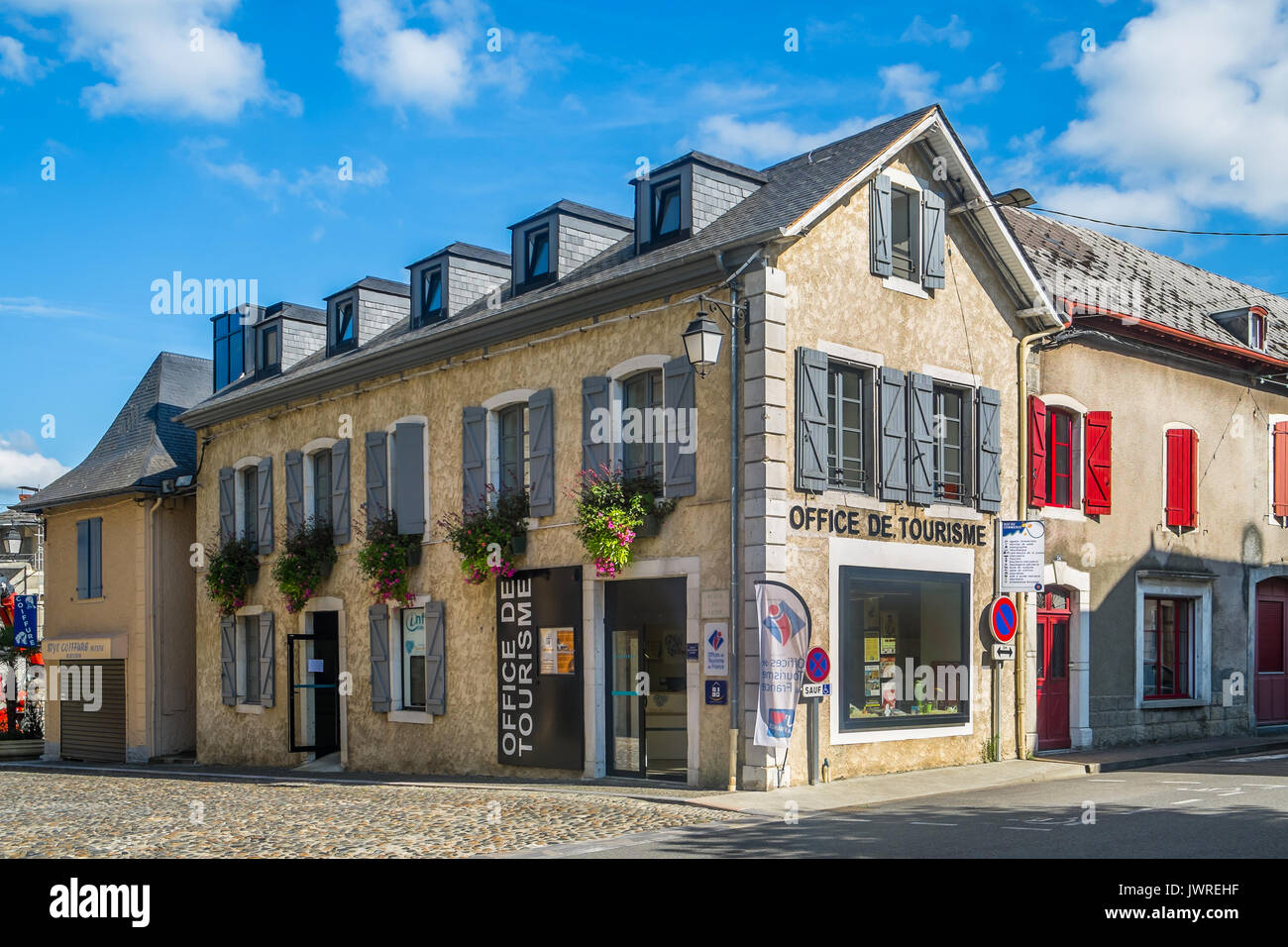 Tourist Office, Monein, Pyrénées-Atlantiques, France Stock Photo - Alamy