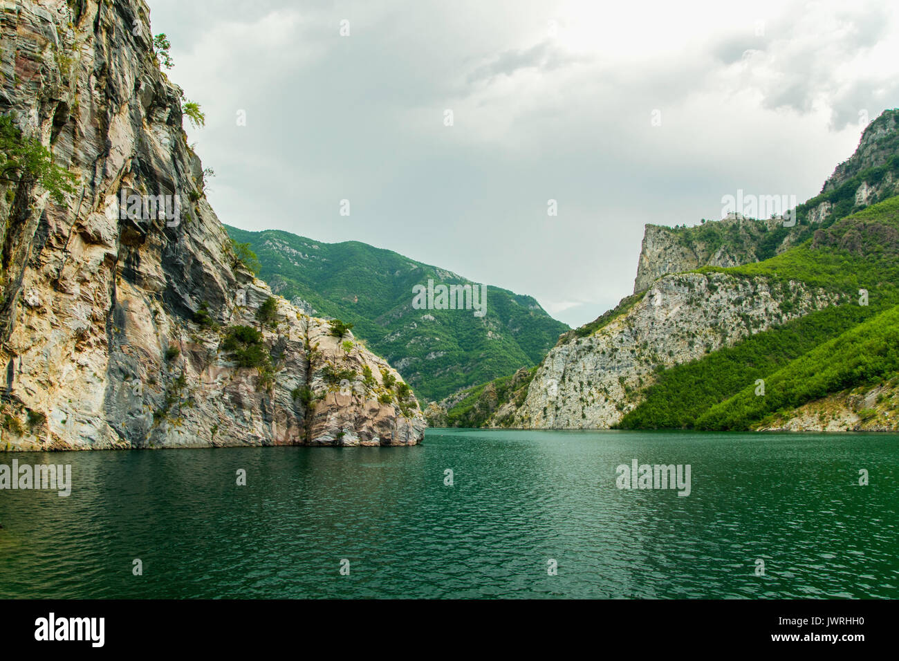 Scenic river valley in middle of the mountain Stock Photo - Alamy
