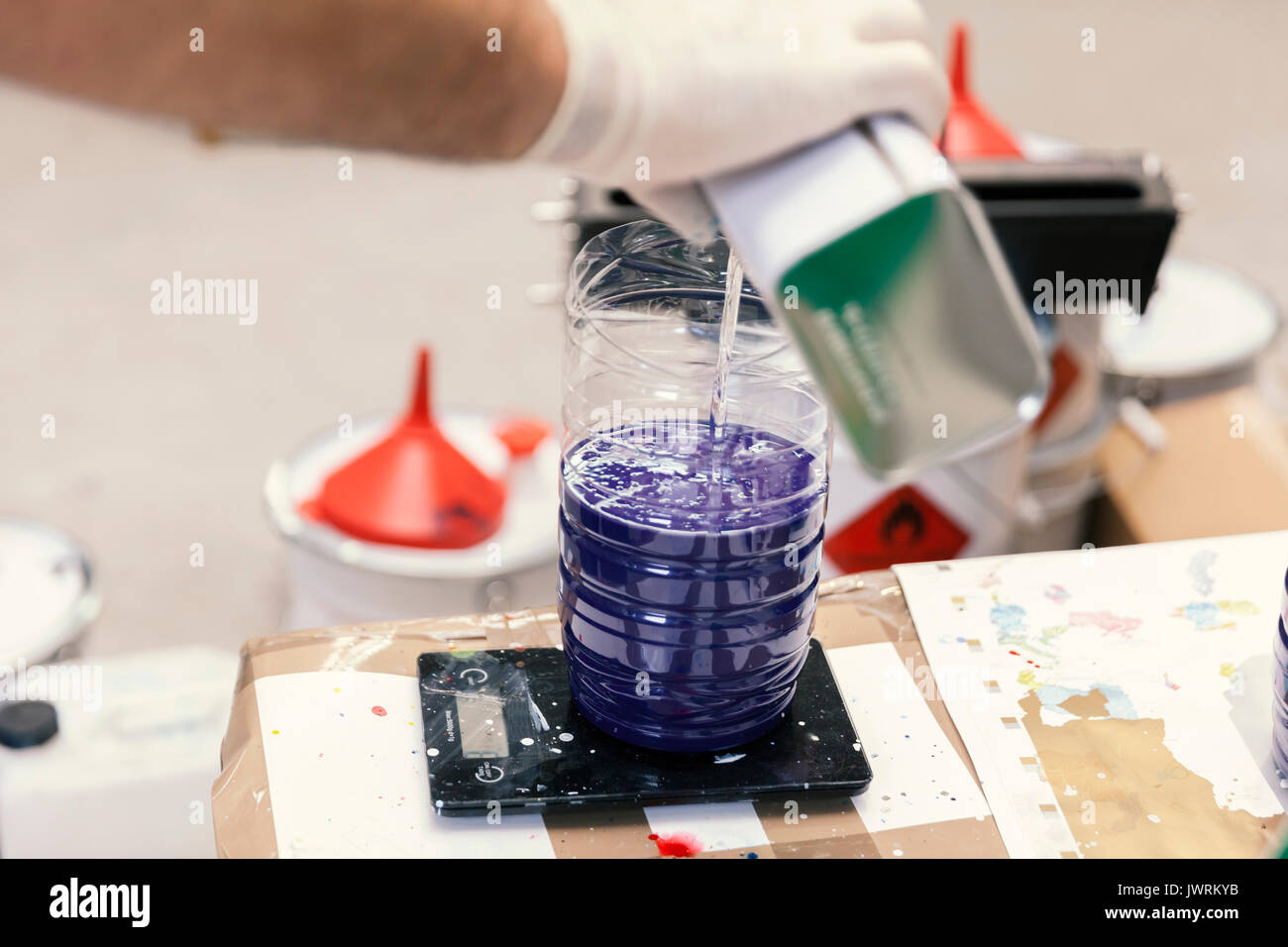 Printing inks hi-res stock photography and images - Alamy