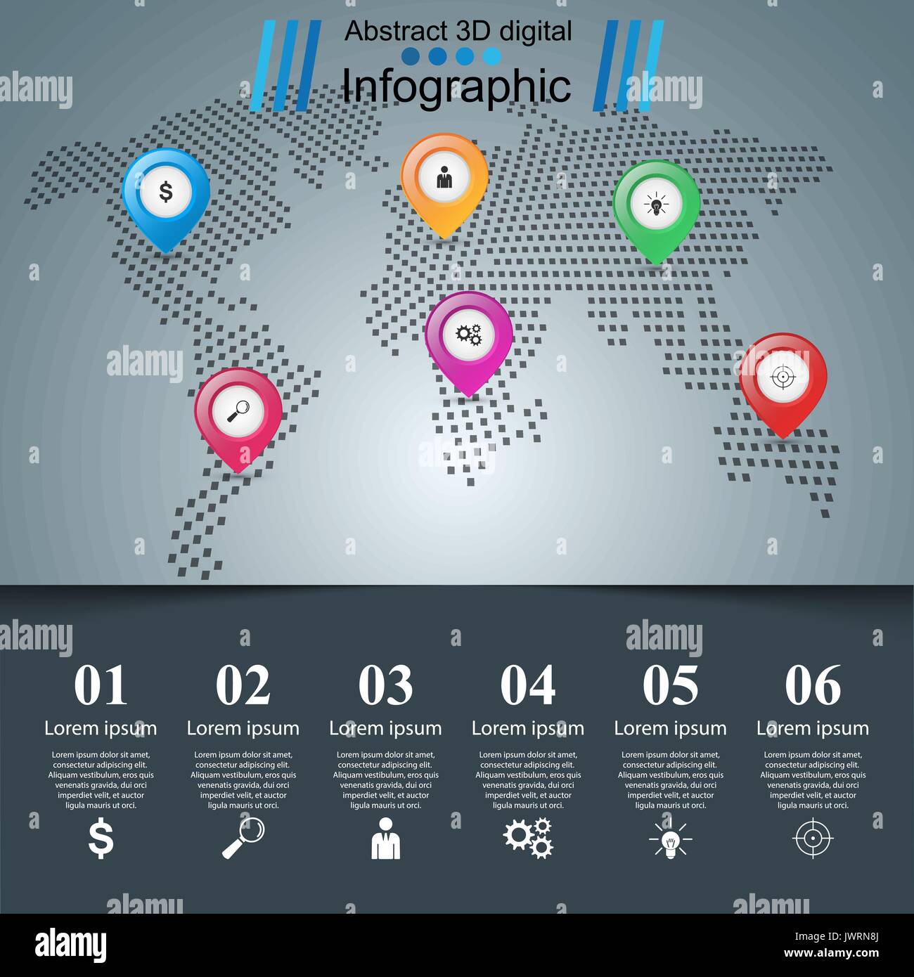 Infographic maps hi-res stock photography and images - Alamy