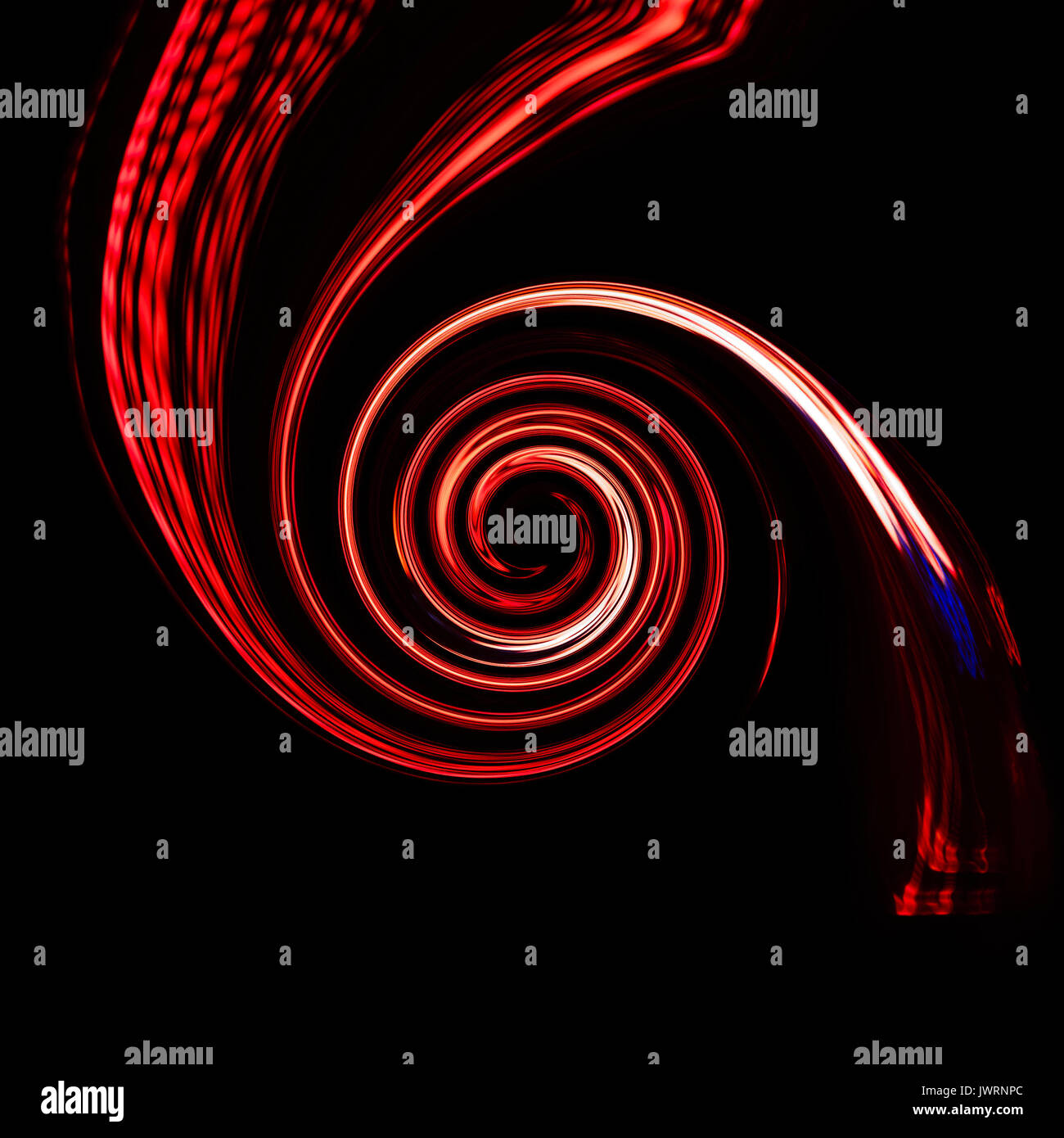 Colorful fusion spectrum,abstraction spirals on a black background ...