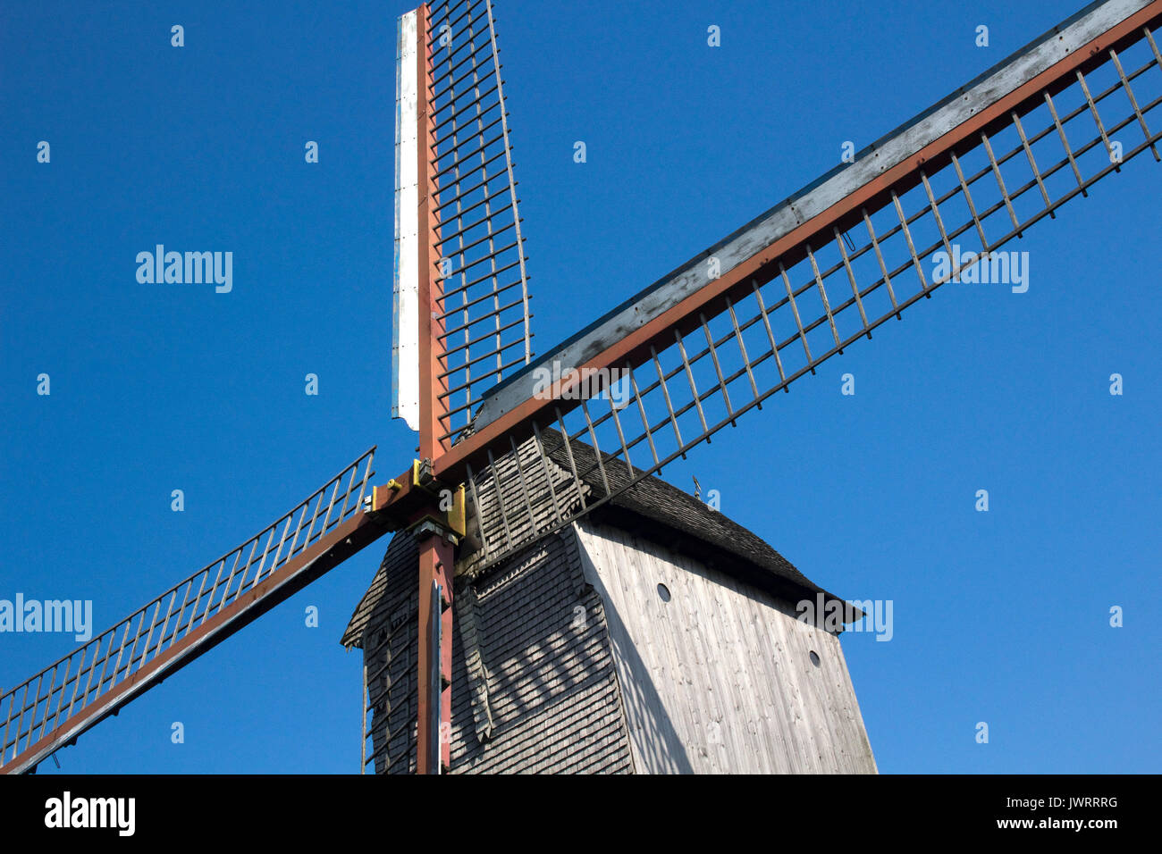 Windmill at Cassel, France Stock Photo - Alamy