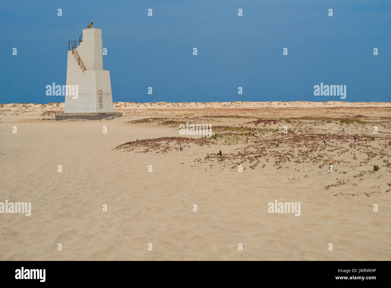 Cape Verde, Sal, old lighthouse Stock Photo - Alamy
