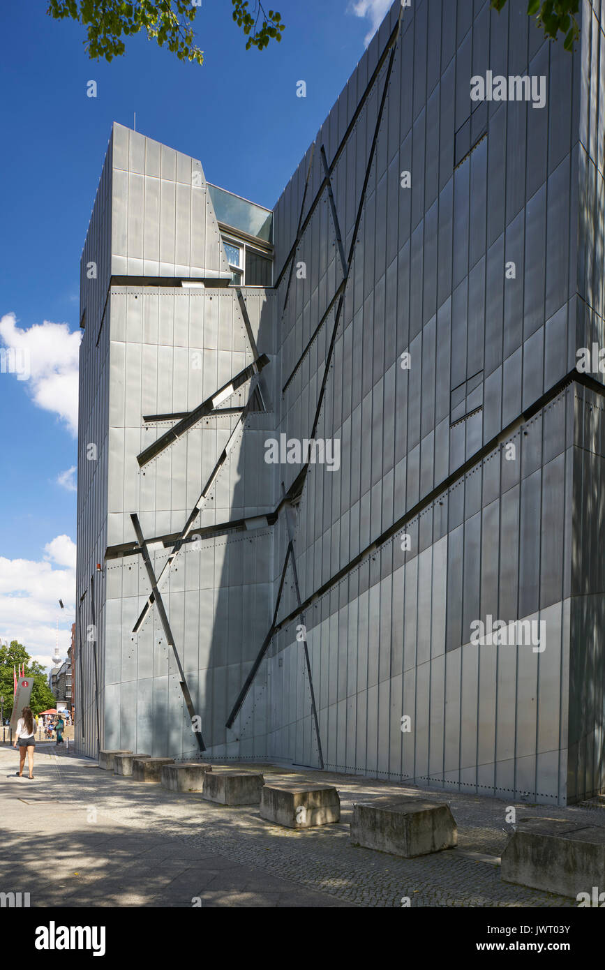 Jewish Museum, Berlin Germany. Architect: Daniel Libeskind Stock Photo ...