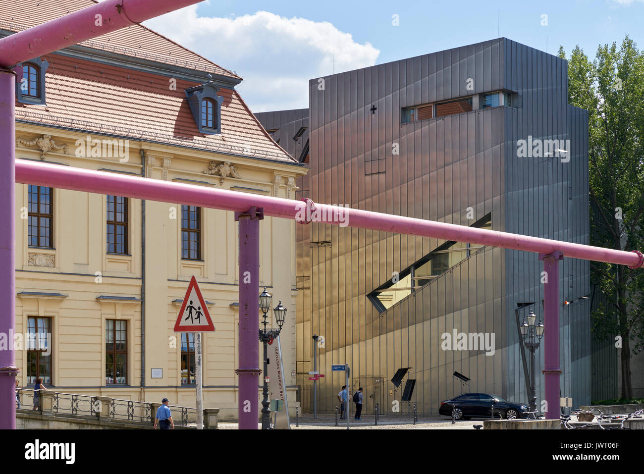Jewish Museum, Berlin Germany. Architect: Daniel Libeskind Stock Photo ...