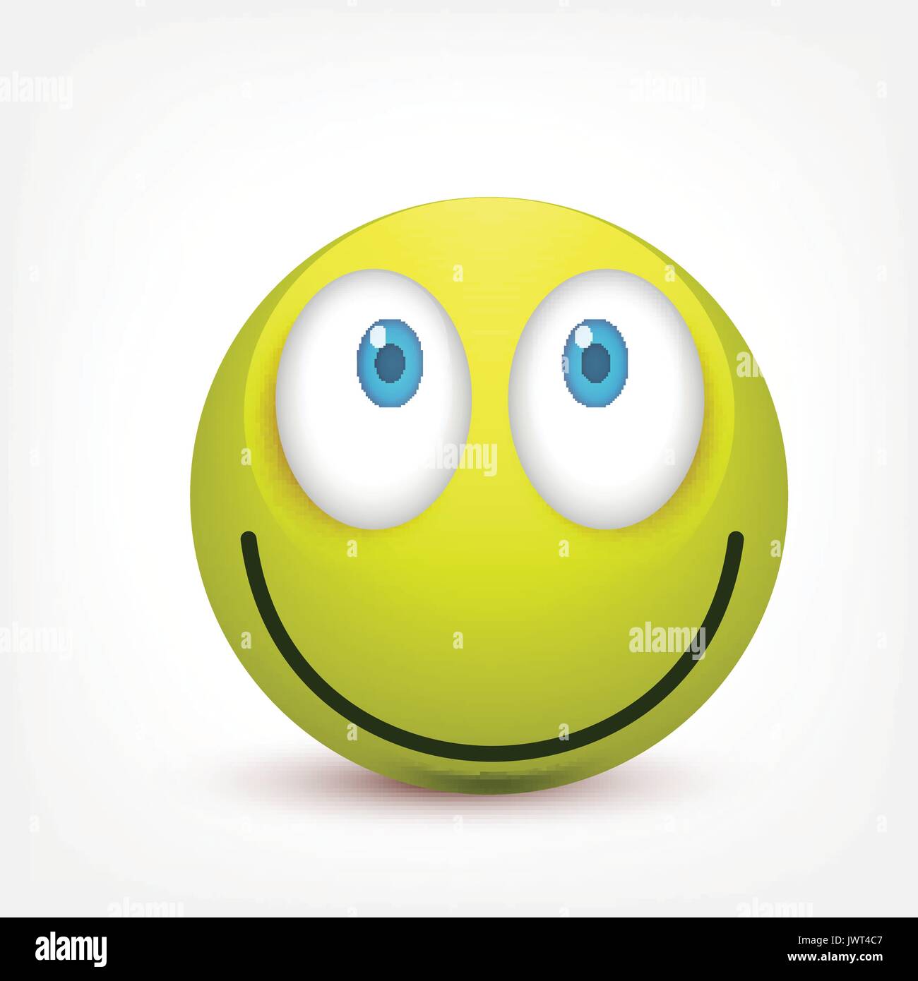 Single Cartoon Faces Emotions