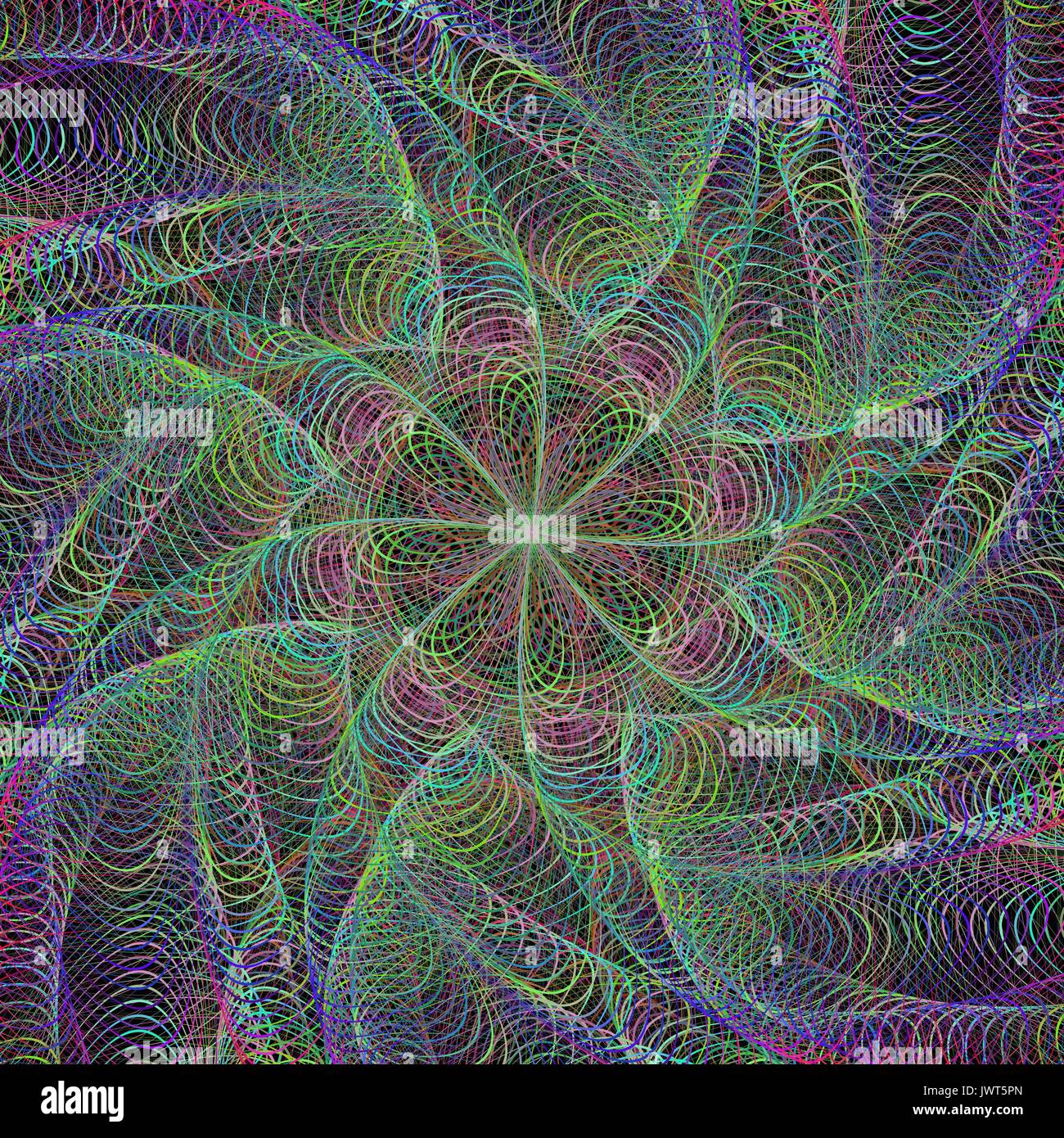 Abstract swirl fractal background Stock Vector Images - Alamy