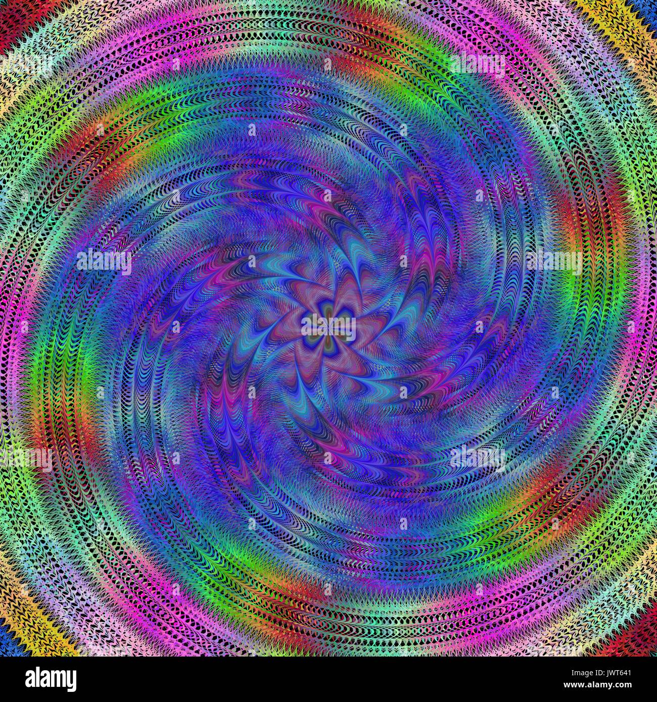 Colorful spiral fractal design background Stock Vector Image & Art - Alamy