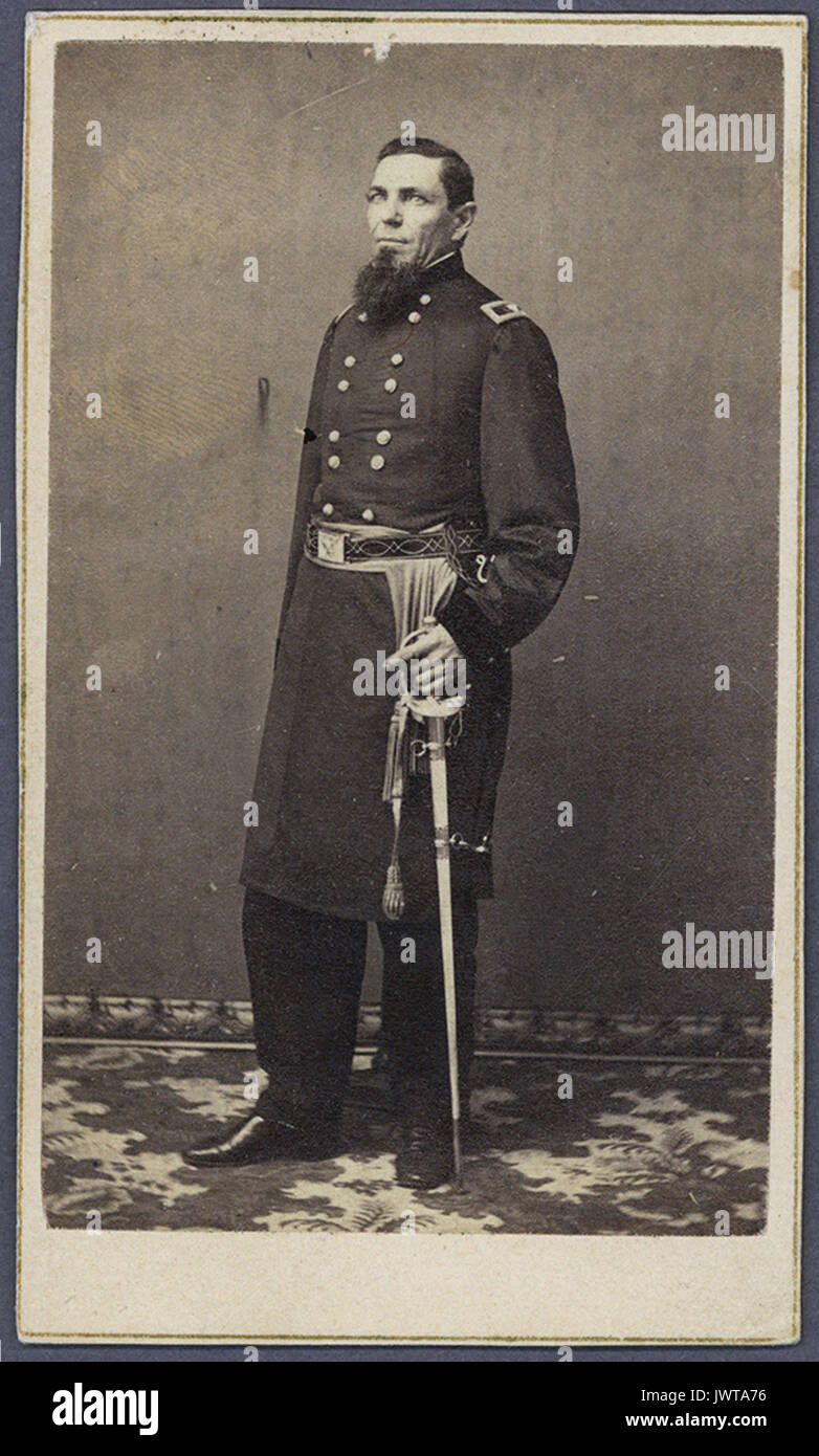 Brigadier General Andrew Jackson Hamilton, Union Army Stock Photo - Alamy