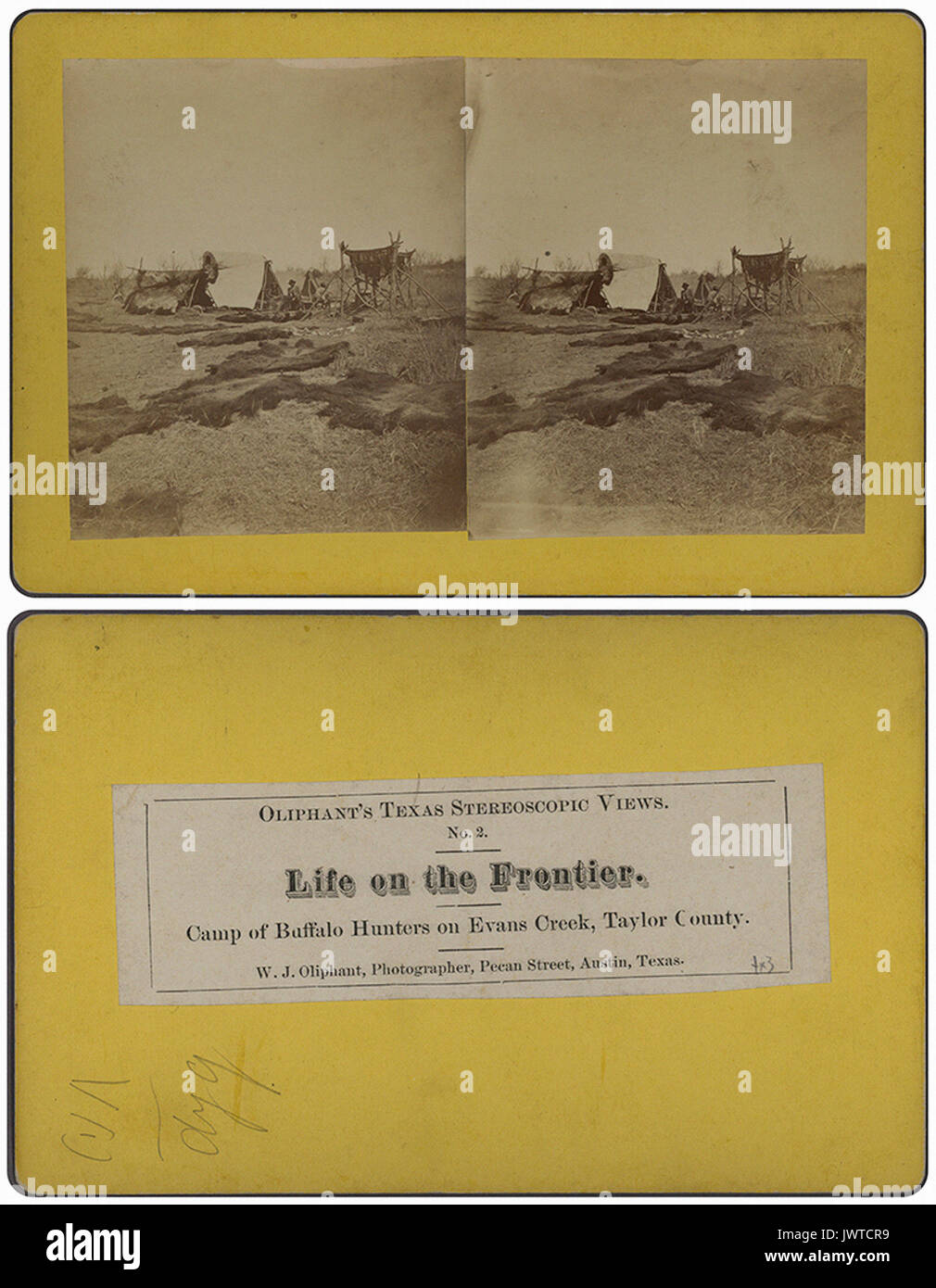 Buffalo hunters texas hi-res stock photography and images - Alamy