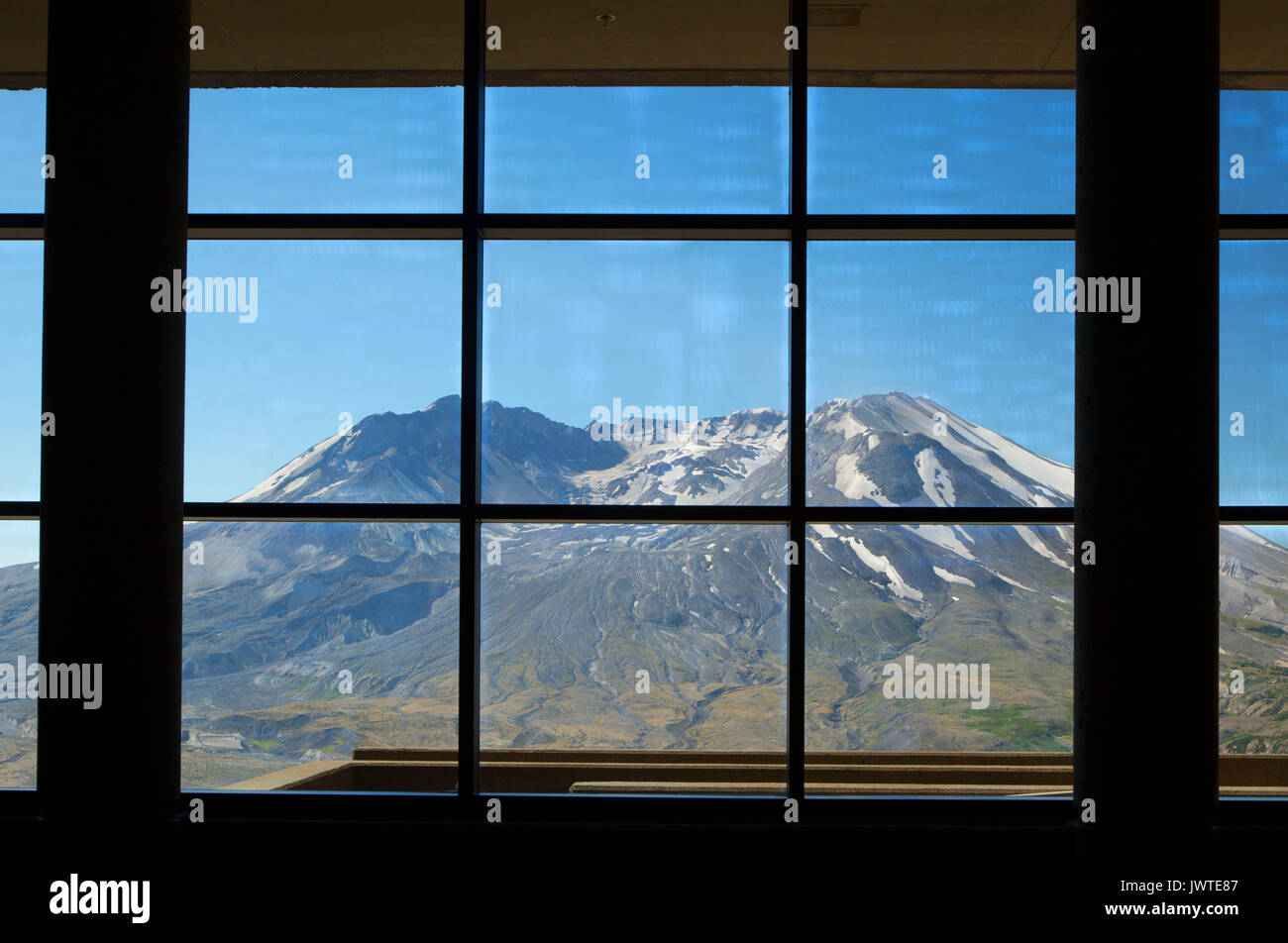Mt St Helens from Johnston Ridge Observatory, Mt St Helens National ...
