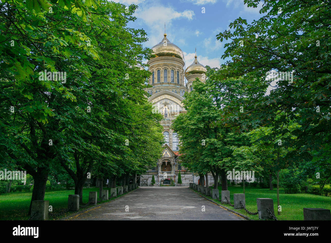 Outdoor cathedral at Liepaja, Latvia. 2017 Karaosta Stock Photo - Alamy