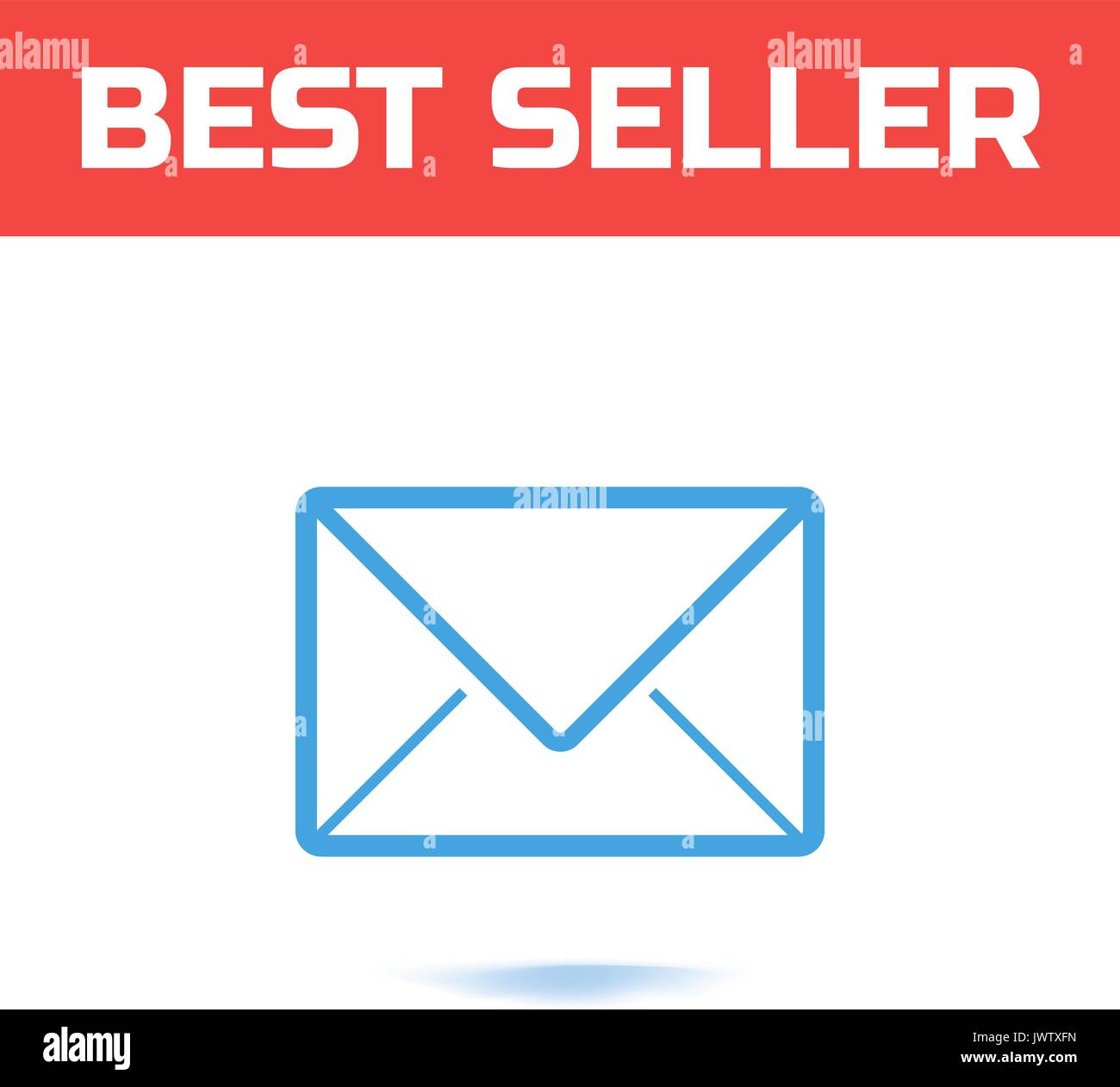 Mail icon. The Symbol for your web site design or logo or user ...