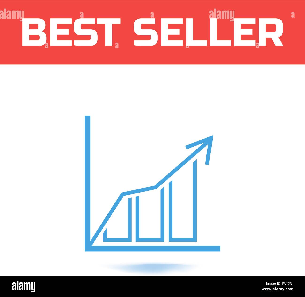 Chart icon. The Symbol for your web site design or logo or user ...