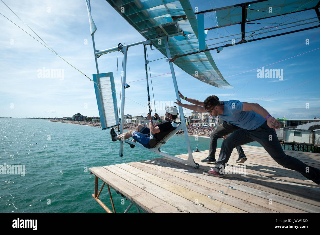 Human powered flight hi-res stock photography and images - Alamy