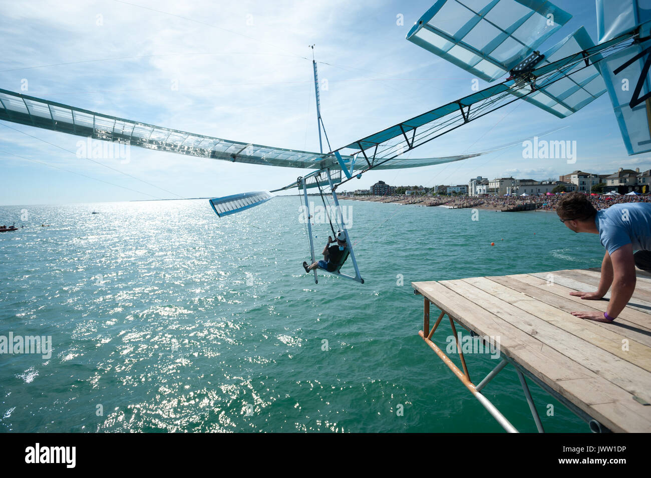 During the International Bognor Birdman event in Bognor Regis, England ...