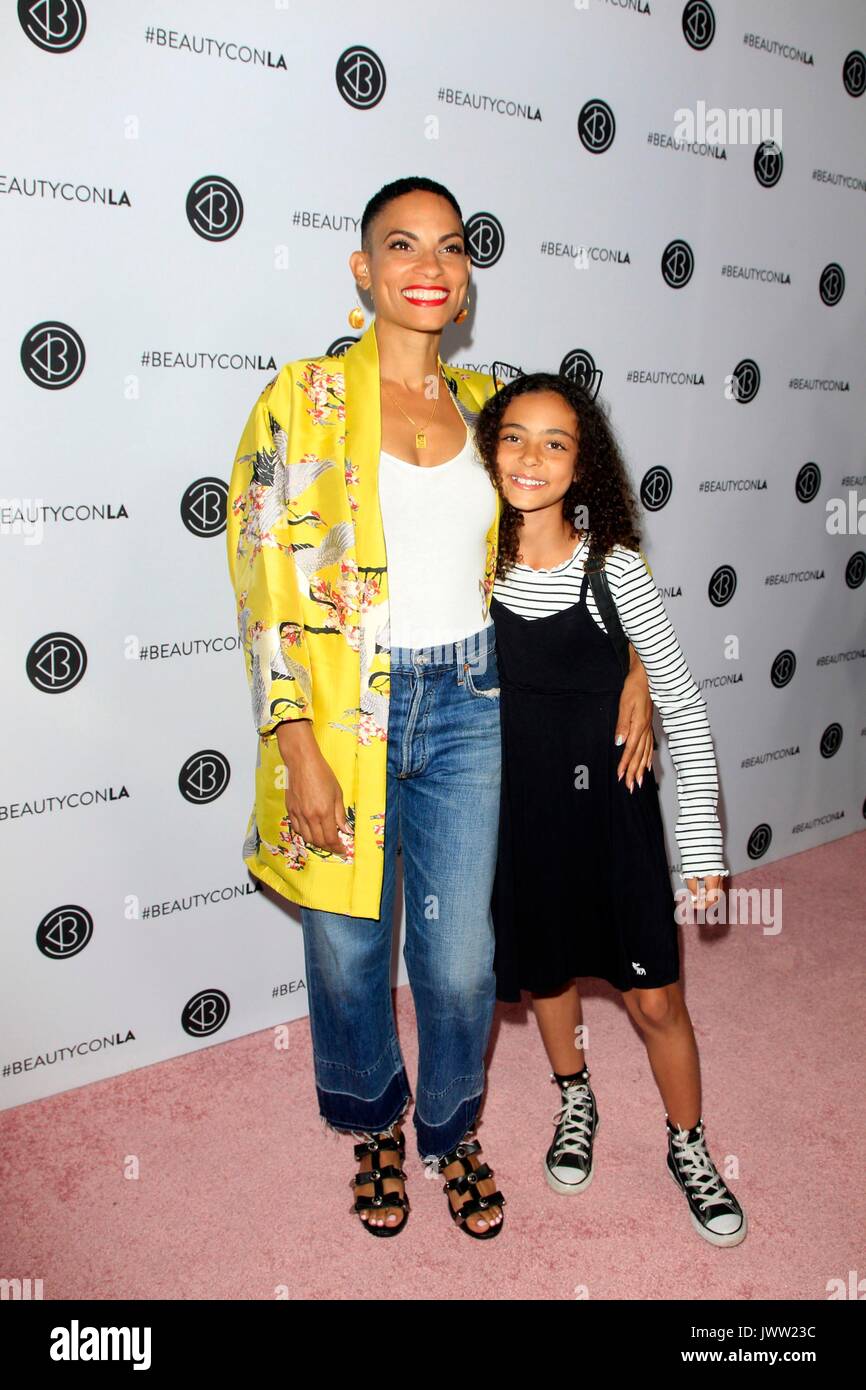 Los Angeles, CA, USA. 12th Aug, 2017. Goapele, daughter Haifa in ...
