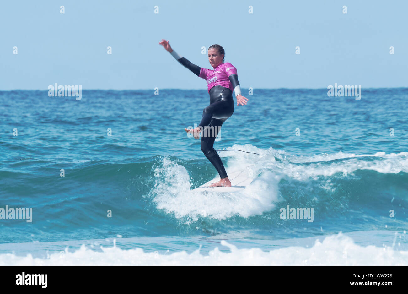 Olympic female surfers hi-res stock photography and images - Alamy