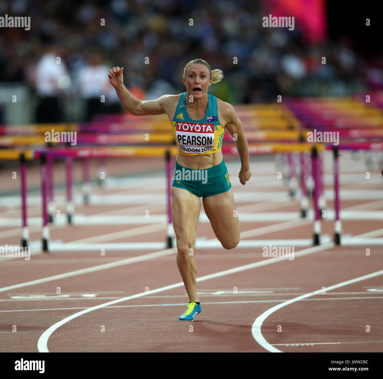 Sally Pearson Wins 100 Metres Hurdles 100 Metres Hurdles Final World ...
