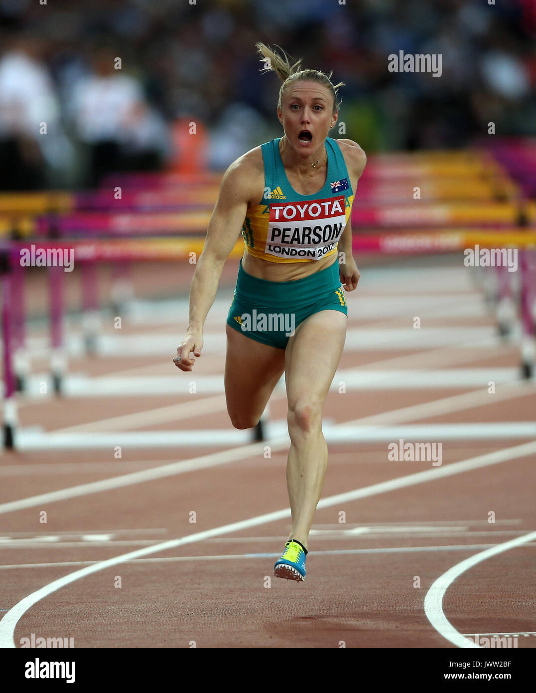 Sally Pearson Wins 100 Metres Hurdles 100 Metres Hurdles Final World ...