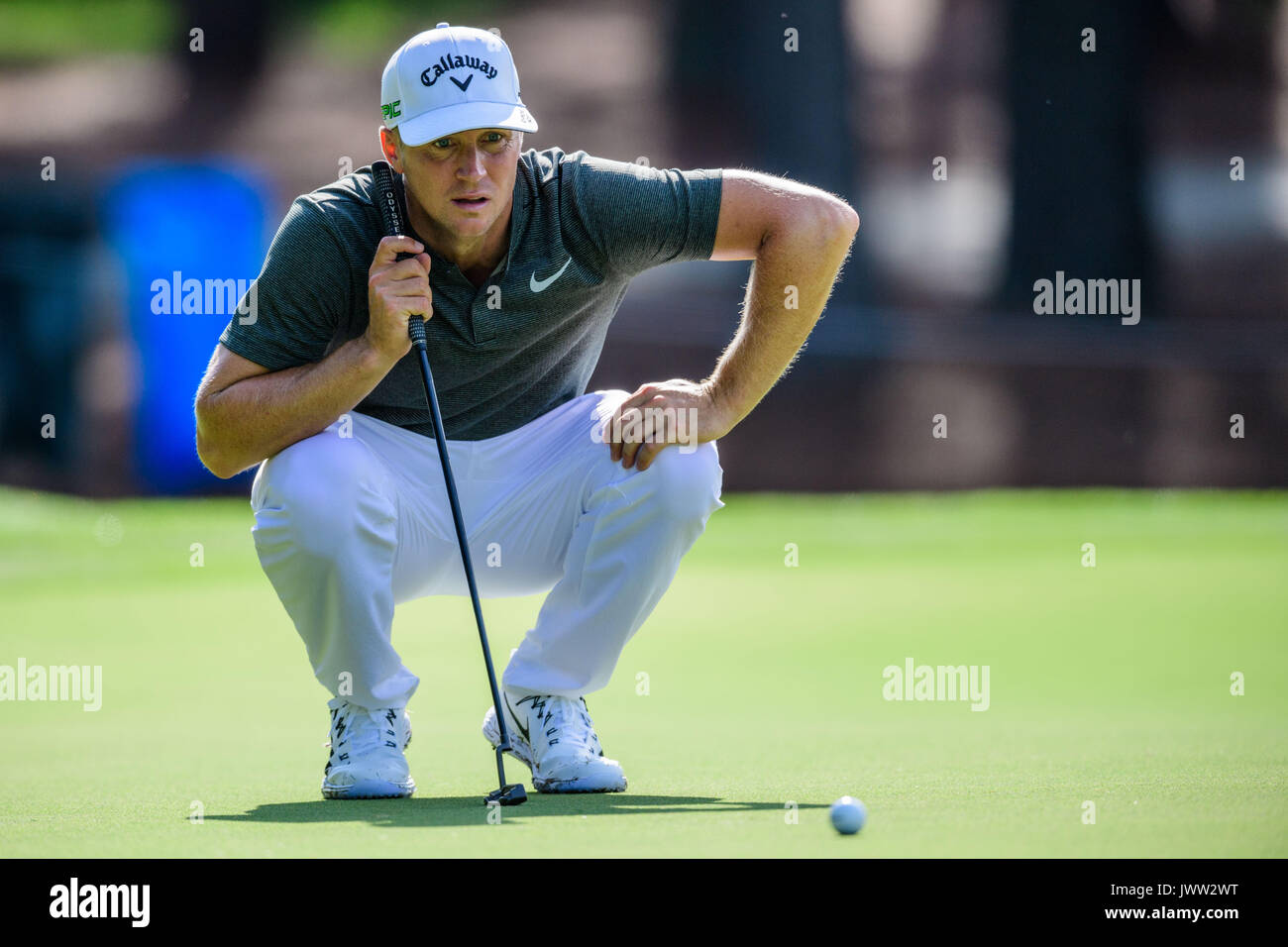 Charlotte, NC., USA. 13th August, 2017. Golfer Alex Noren during the ...