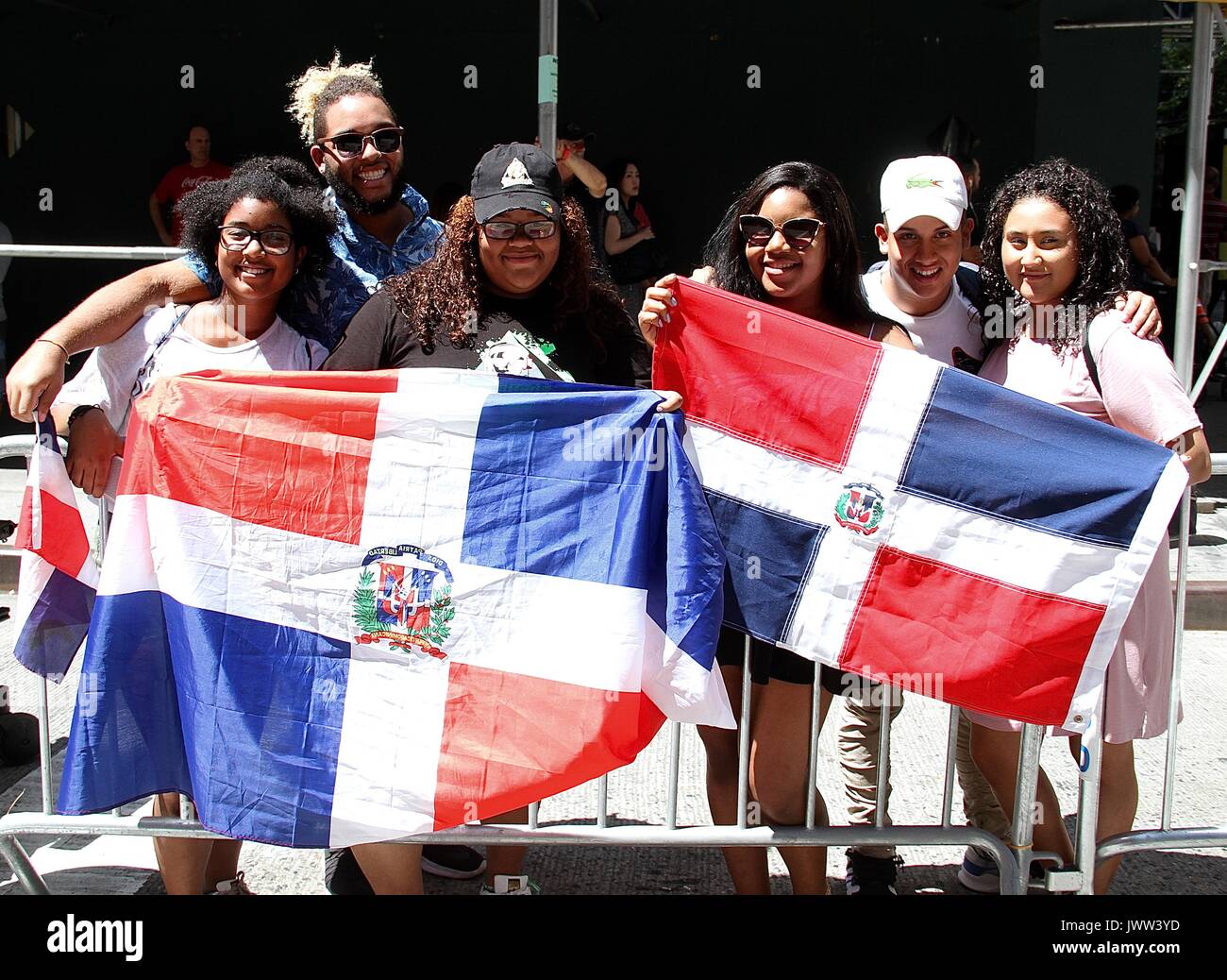 New York, NY, USA. 13th Aug, 2017. The 2017 Dominican Day Parade in New ...