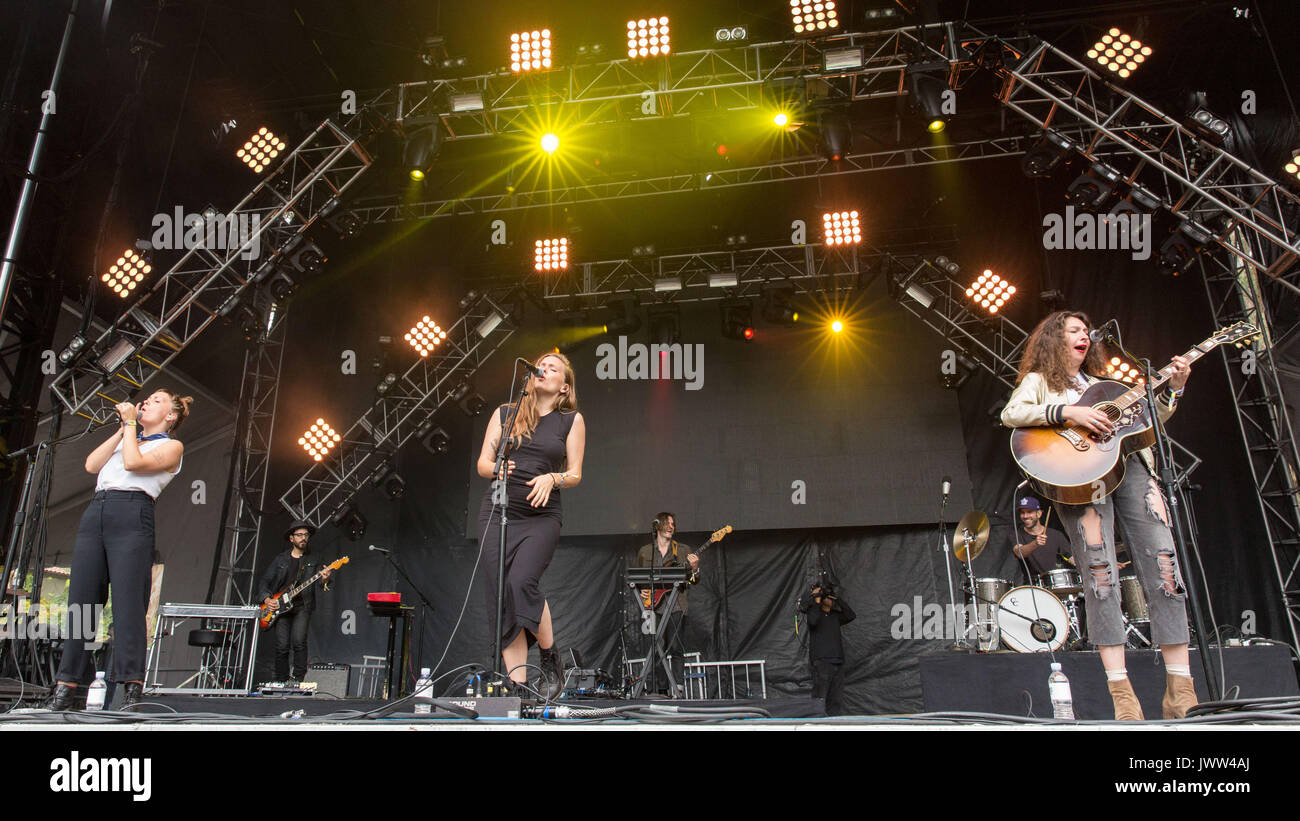 San Francisco, California, USA. 12th Aug, 2017. ALLISON CLOSNER, MEEGAN ...