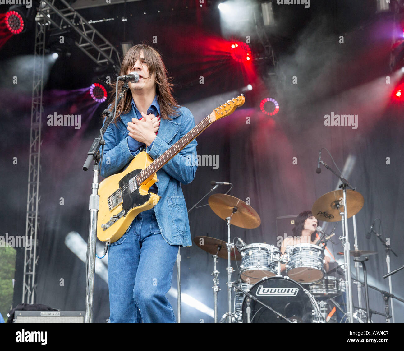 San Francisco, California, USA. 12th Aug, 2017. BRIAN D'ADDARIO and ...