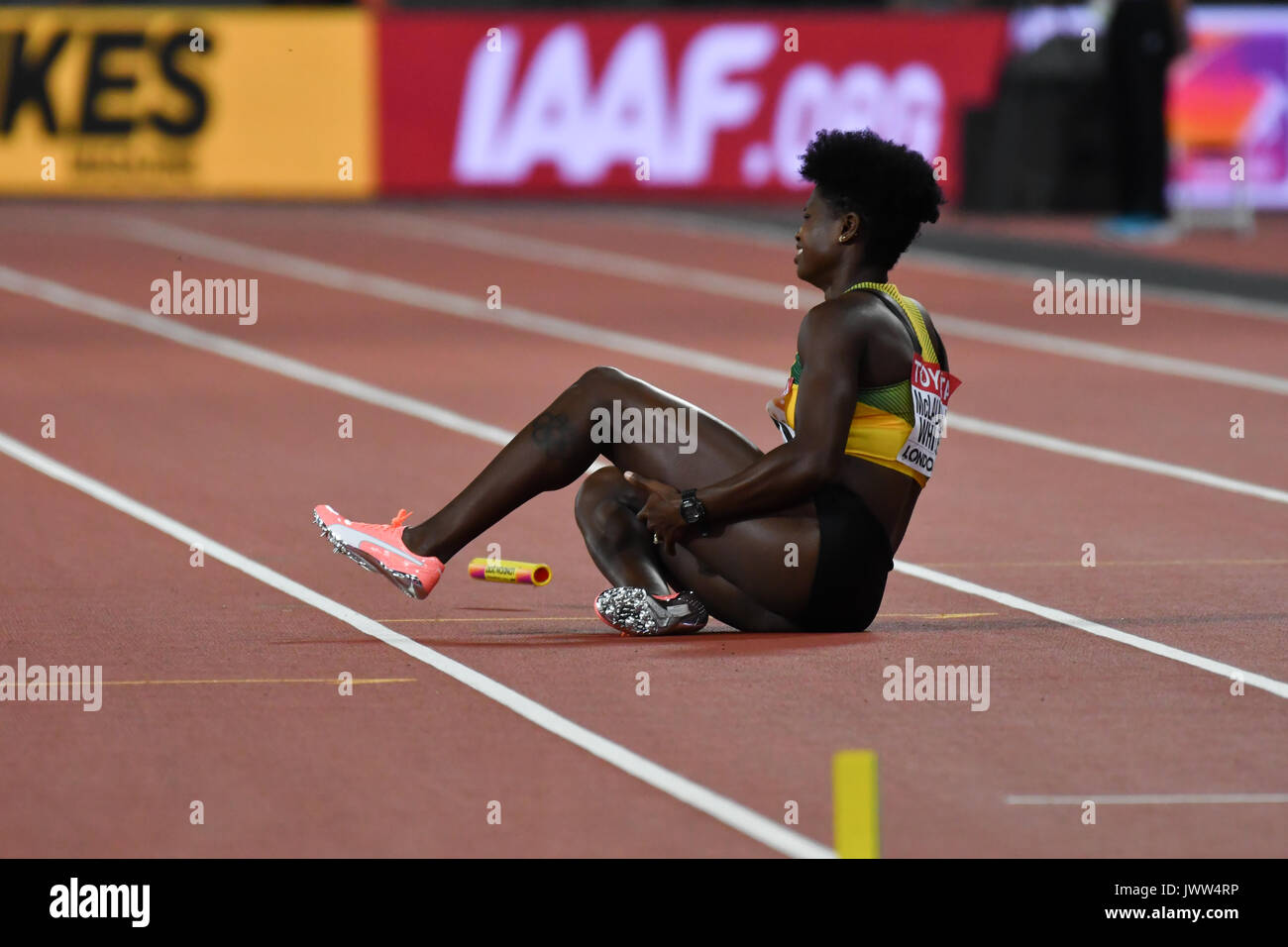 Womens 4 x 400 metres relay final anneisha mclaughlin whilby jam hi-res ...