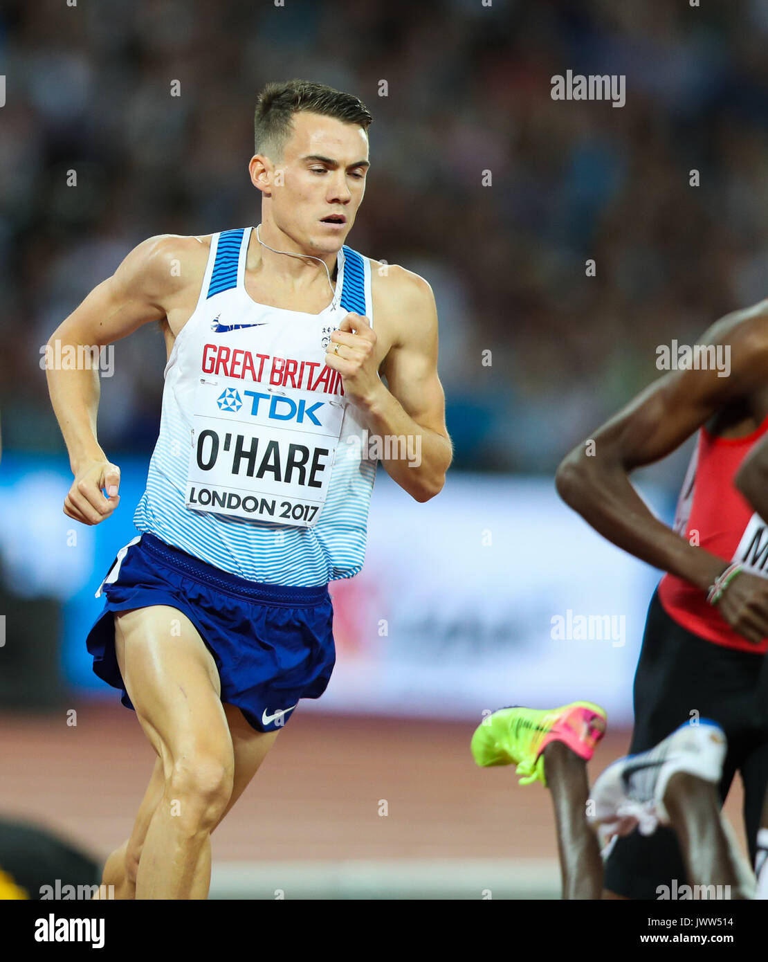London, UK. 13th Aug, 2017. Chris O'Hare, Great Britain the men's 1500m ...