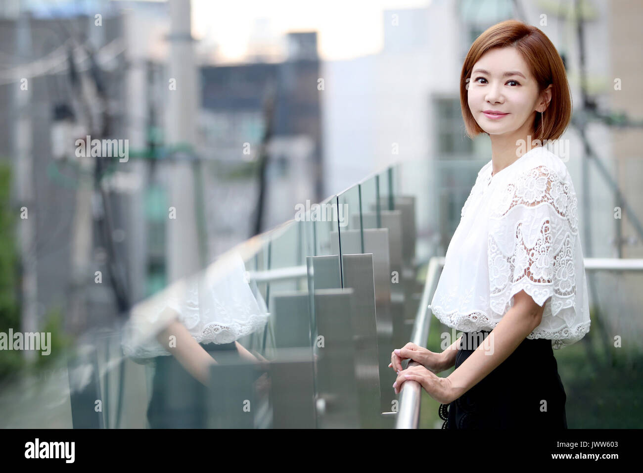 S. Korean actress Jang Seo-hee South Korean actress Jang Seo-hee poses ...