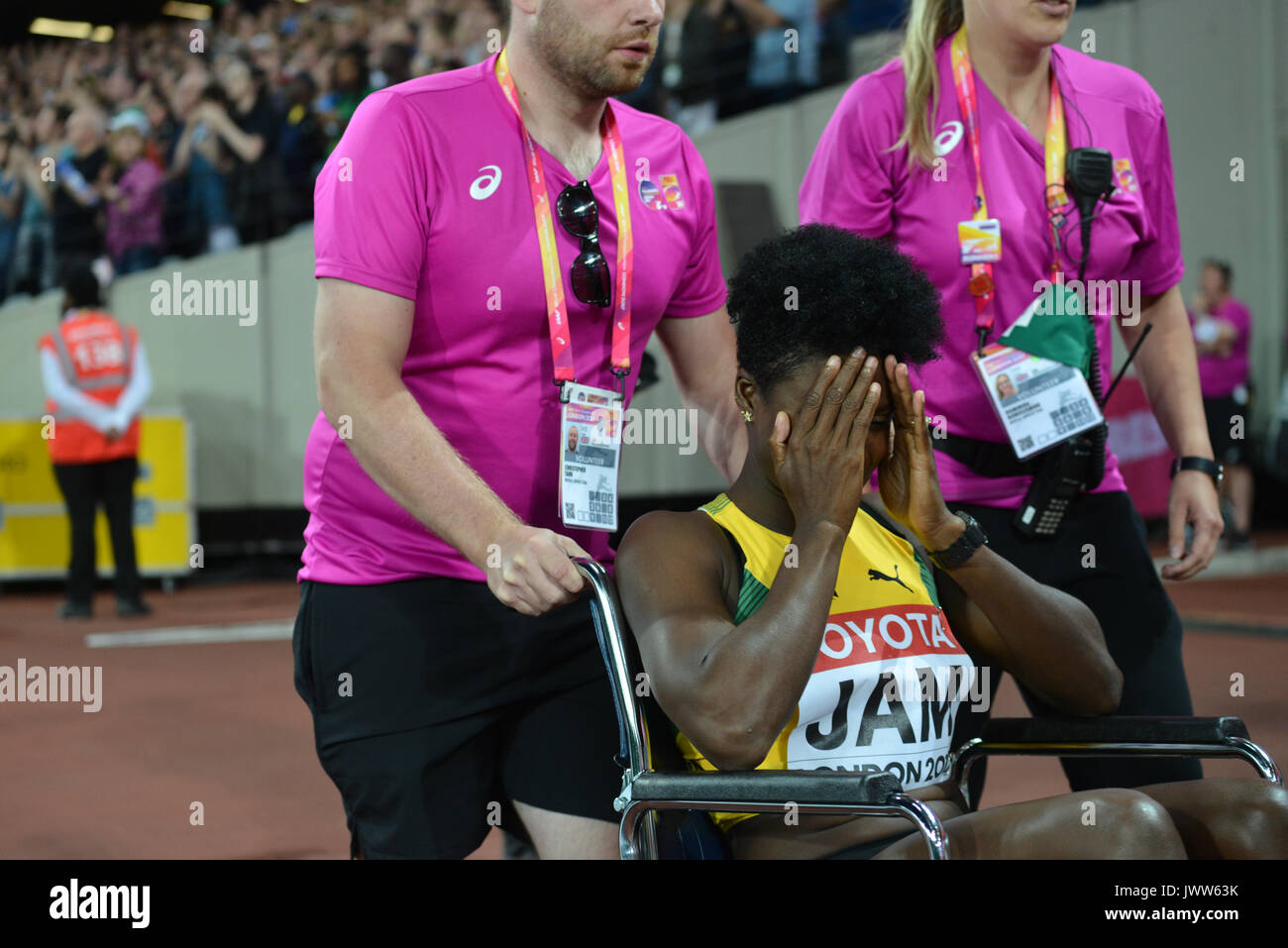 Womens 4 x 400 metres relay final anneisha mclaughlin whilby jam hi-res ...