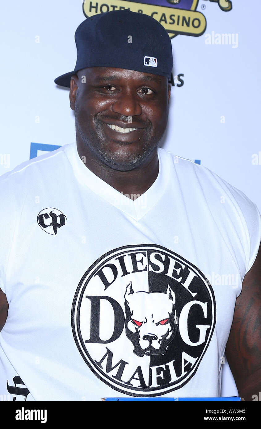 13 August 2017 - Las Vegas, Nevada - Shaquille O'Neal. DJ Diesel, aka ...