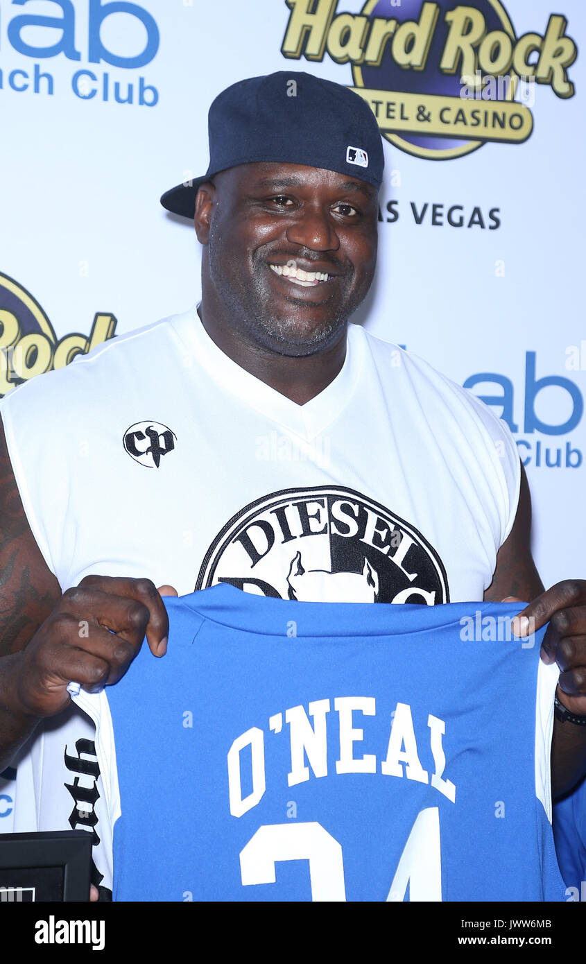 13 August 2017 - Las Vegas, Nevada - Shaquille O'Neal. DJ Diesel, aka ...