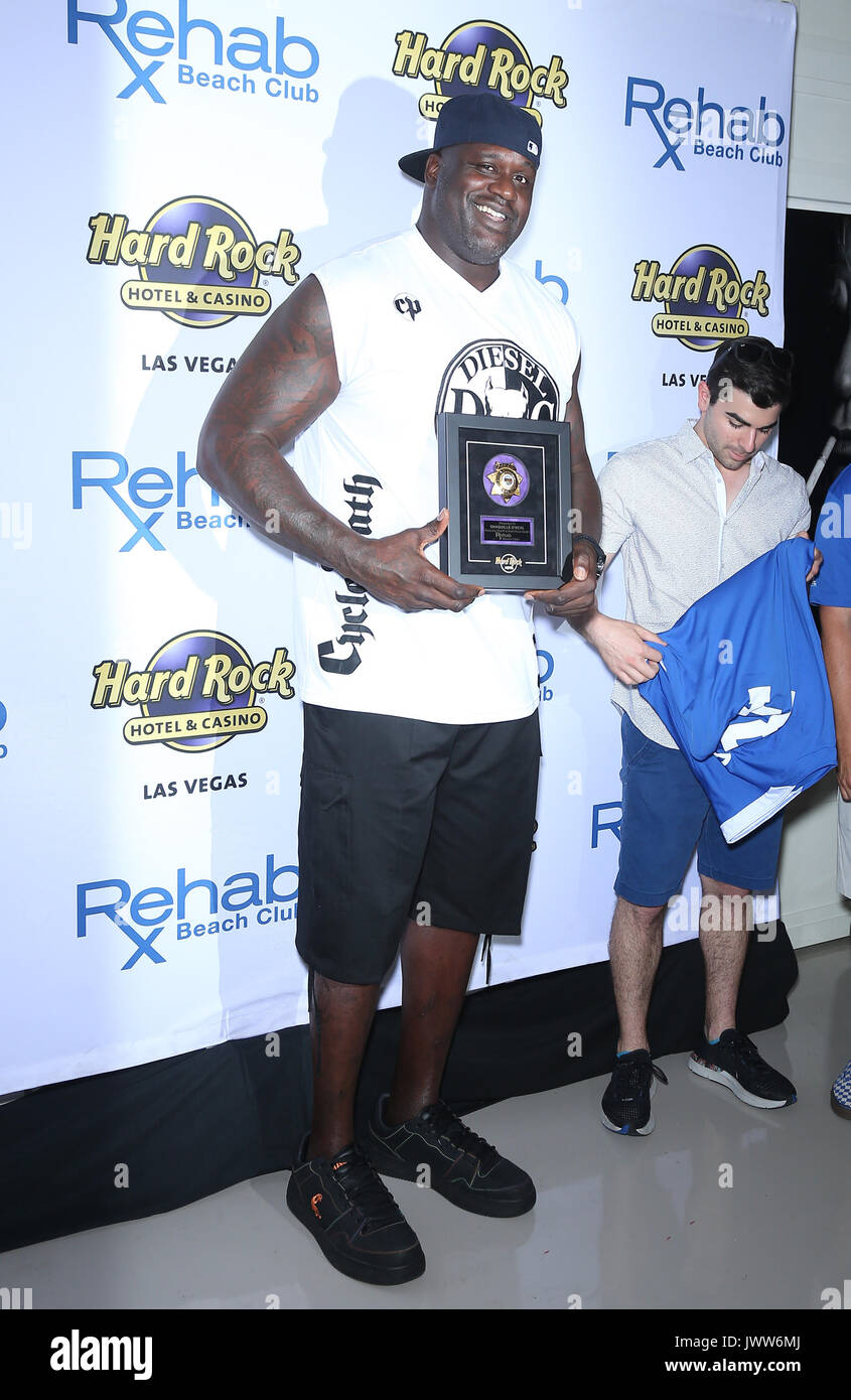 13 August 2017 - Las Vegas, Nevada - Shaquille O'Neal. DJ Diesel, aka ...
