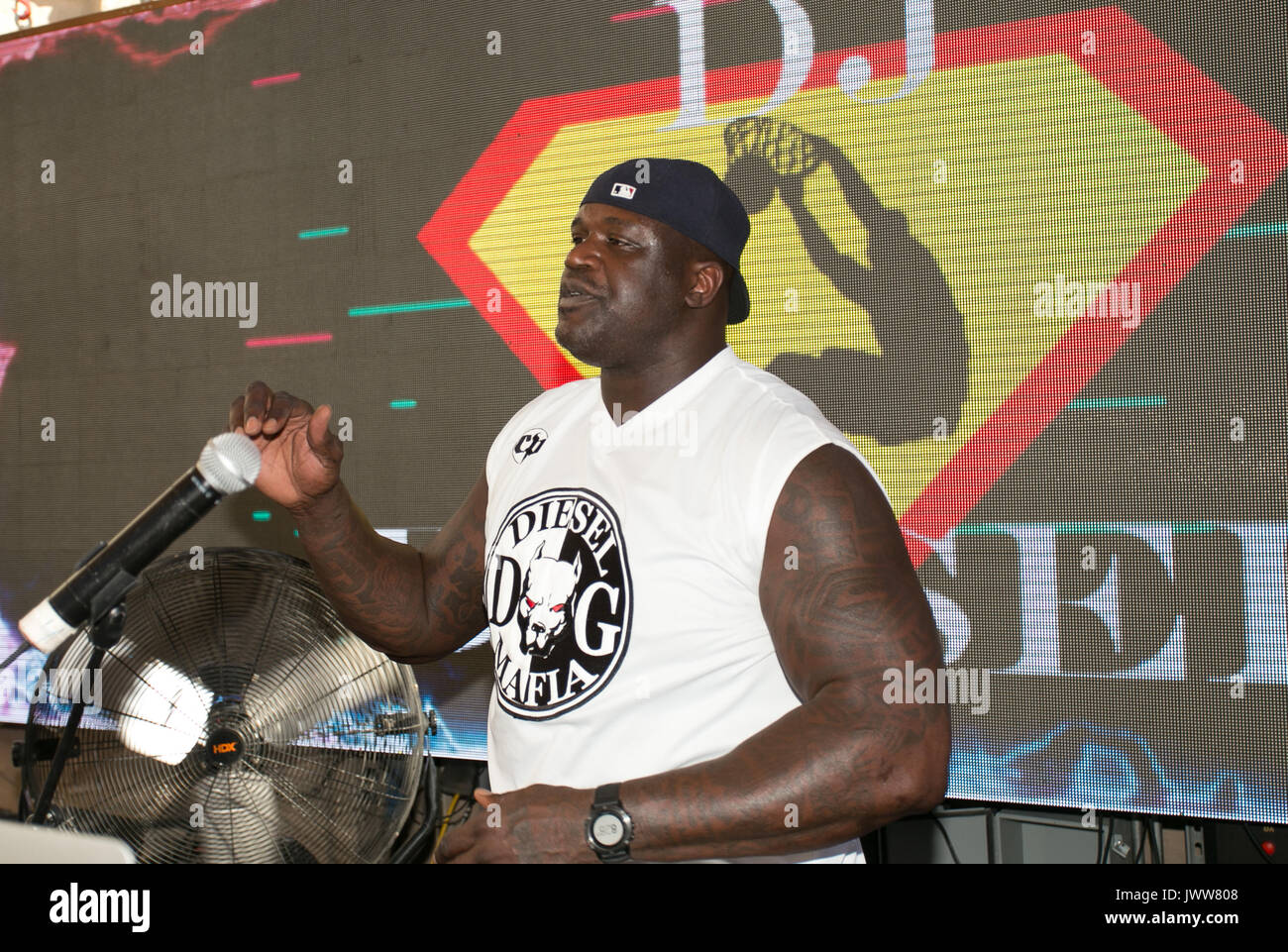 Las Vegas, NV, USA. 13th Aug, 2017. ***HOUSE COVERAGE*** DJ Diesel aka ...