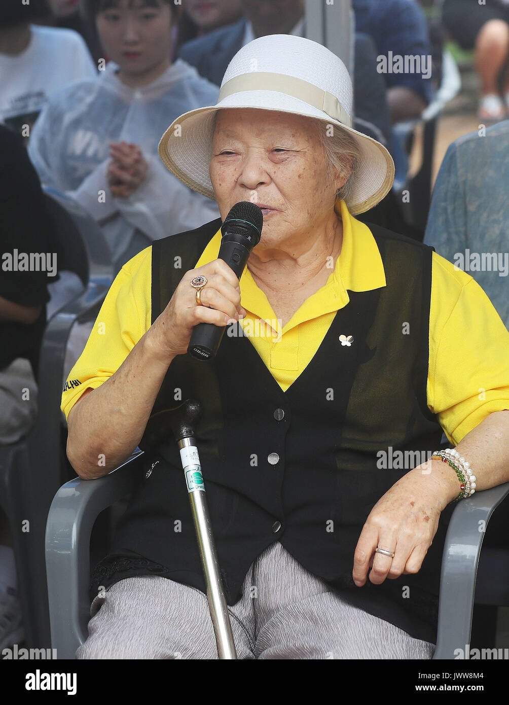 Int'l memorial day for 'comfort women' Former "comfort woman" Ahn Jeom ...