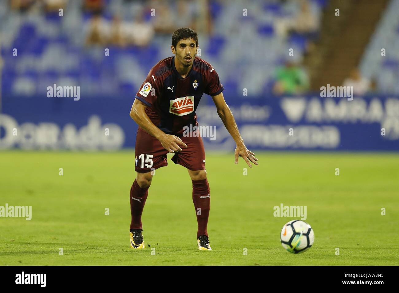Zaragoza, Spain. 12th Aug, 2017. Jose Angel (Eibar) Football/Soccer ...