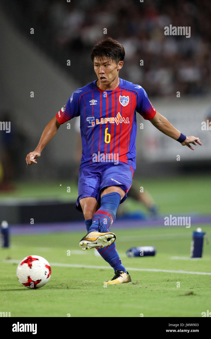 Ajinomoto Stadium, Tokyo, Japan. 13th Aug, 2017. Kosuke Ota (FC Tokyo ...