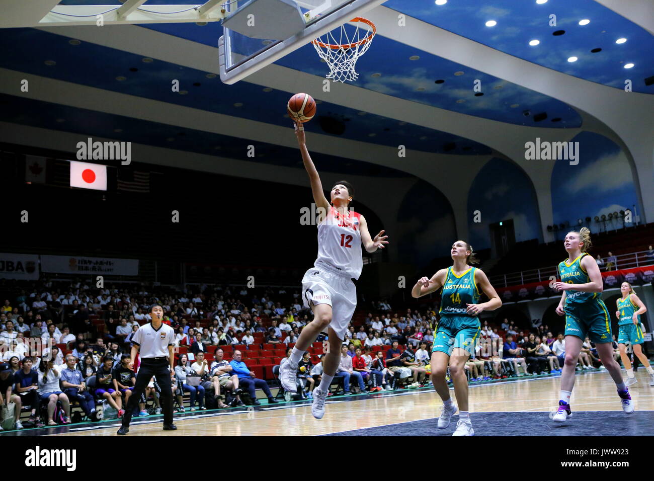 Katayanagi Arena, Tokyo, Japan. 13th Aug, 2017. Mamiko Tanaka (JPN ...