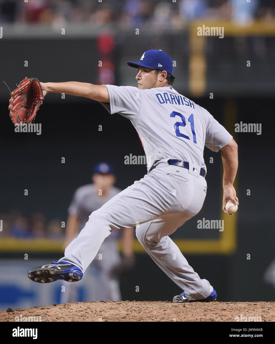 Phoenix, Arizona, USA. 10th Aug, 2017. Yu Darvish (Dodgers) MLB : Los ...