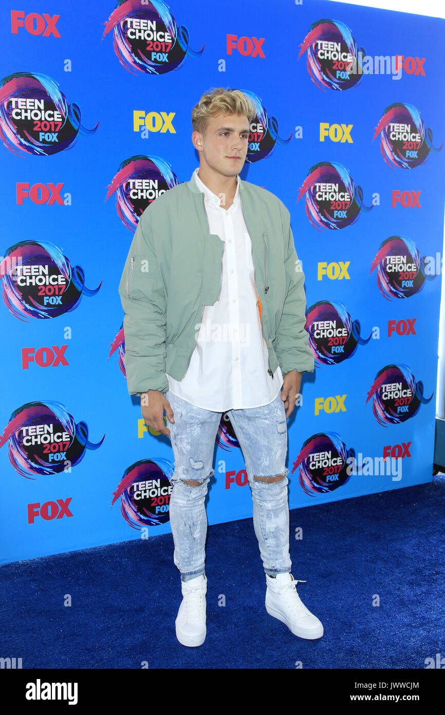 Los Angeles, CA, USA. 13th Aug, 2017. LOS ANGELES - AUG 13: Jake Paul ...